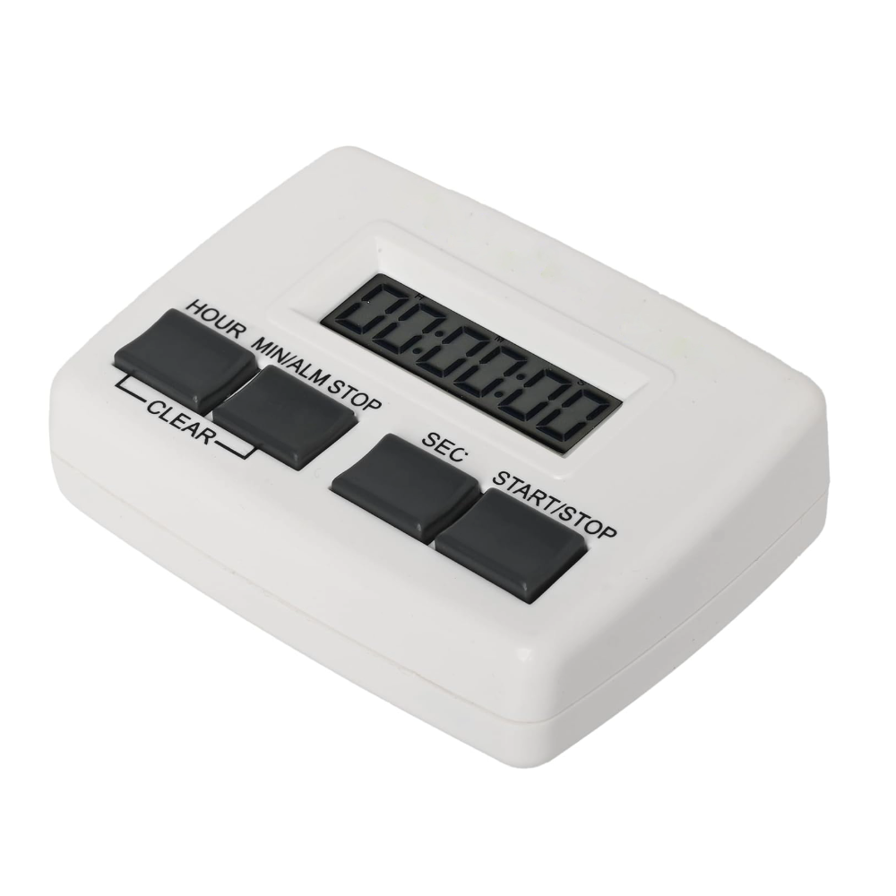 LABART White Digital Timer with Extra Loud Sound DT-109