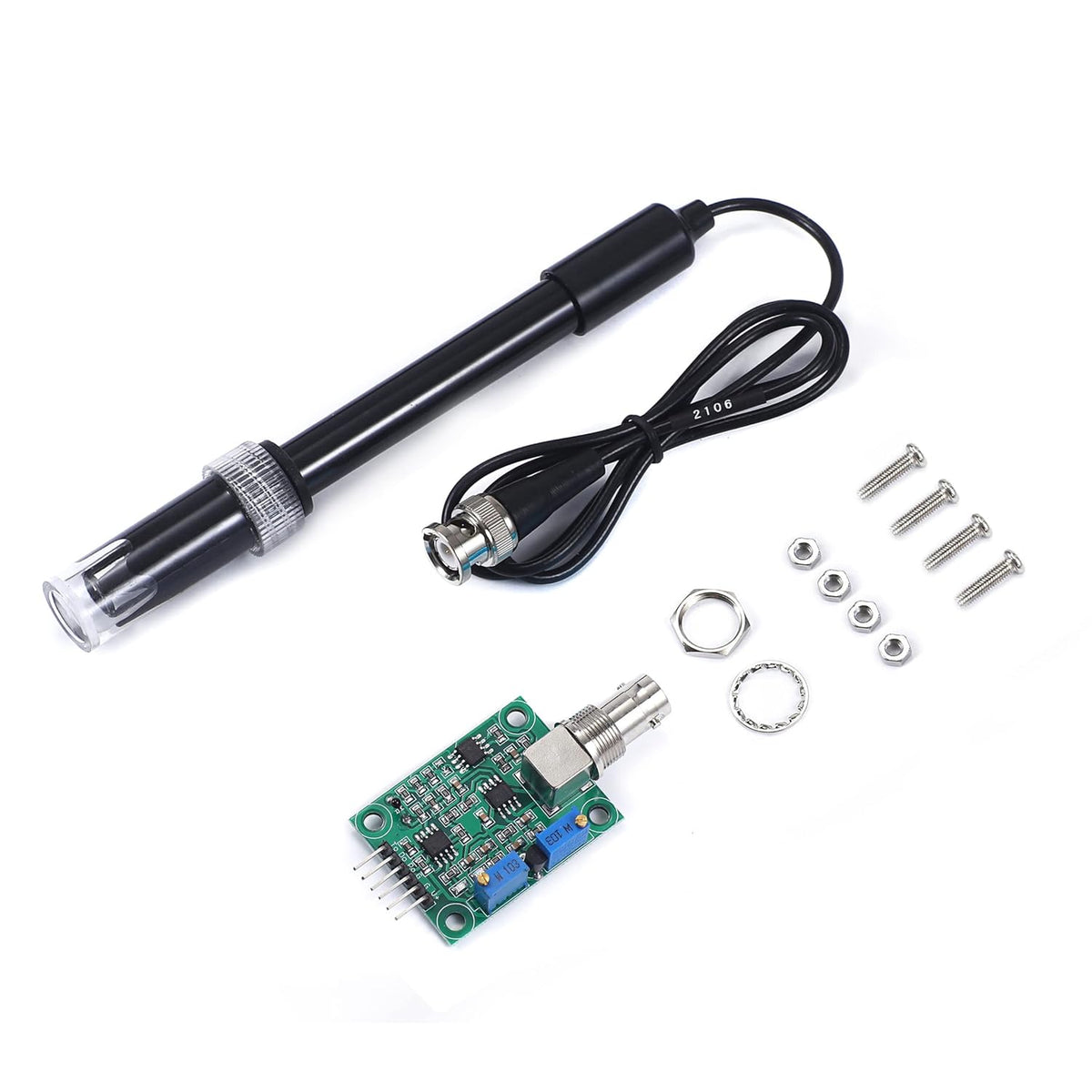 pH Electrode Probe BNC Connector 0-14 pH with Module for Arduino – LABART