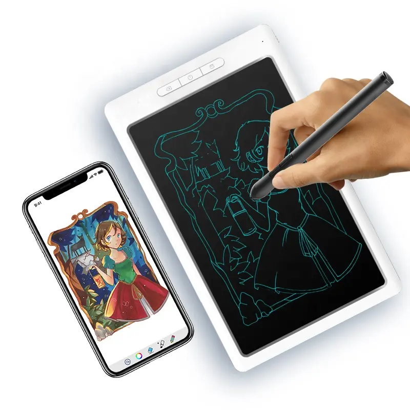 Digital Drawing Graphics Pen Tablet with LCD Screen support Computer a ...