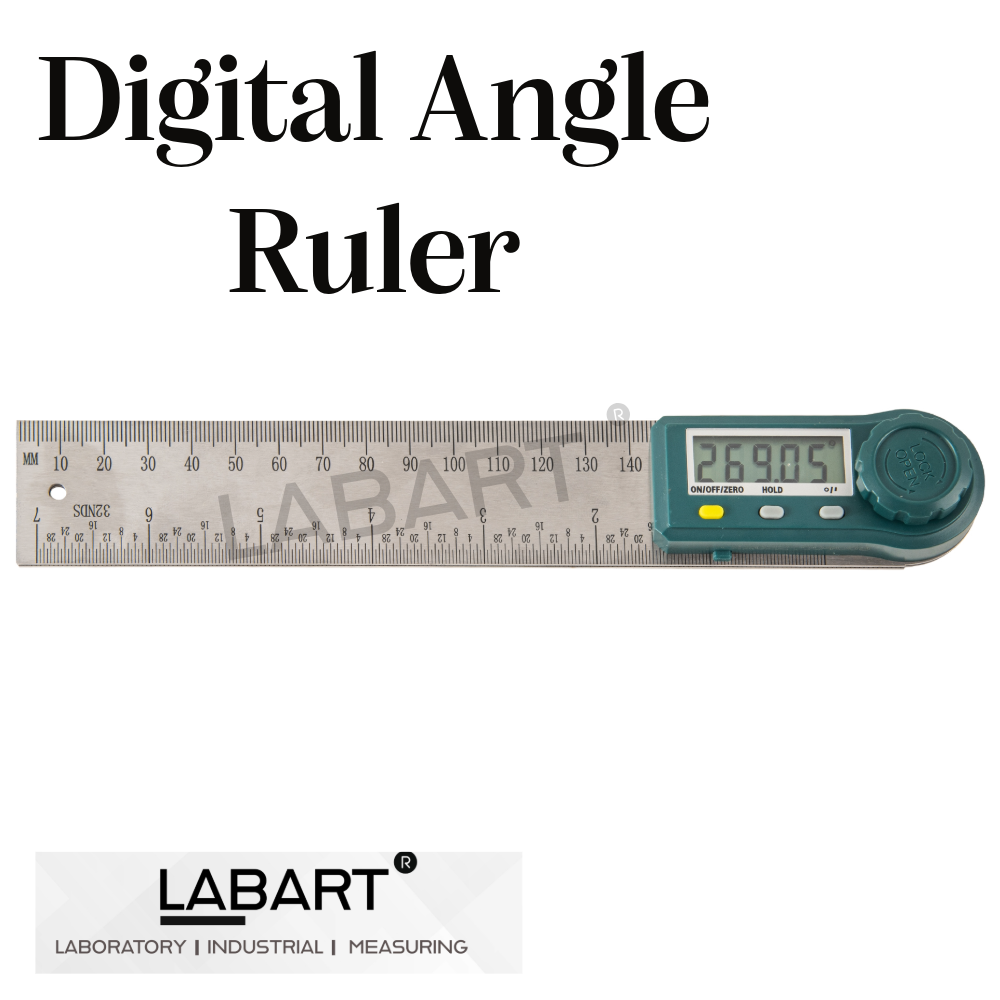 Stainless Steel Electronic Angel Finder Digital Protractor Ruler 200 m ...
