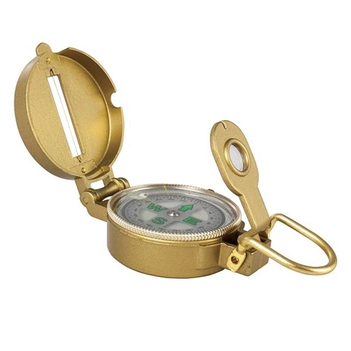 Metal Case Floating Luminous Dial Foldable Engineer Directional Compas ...