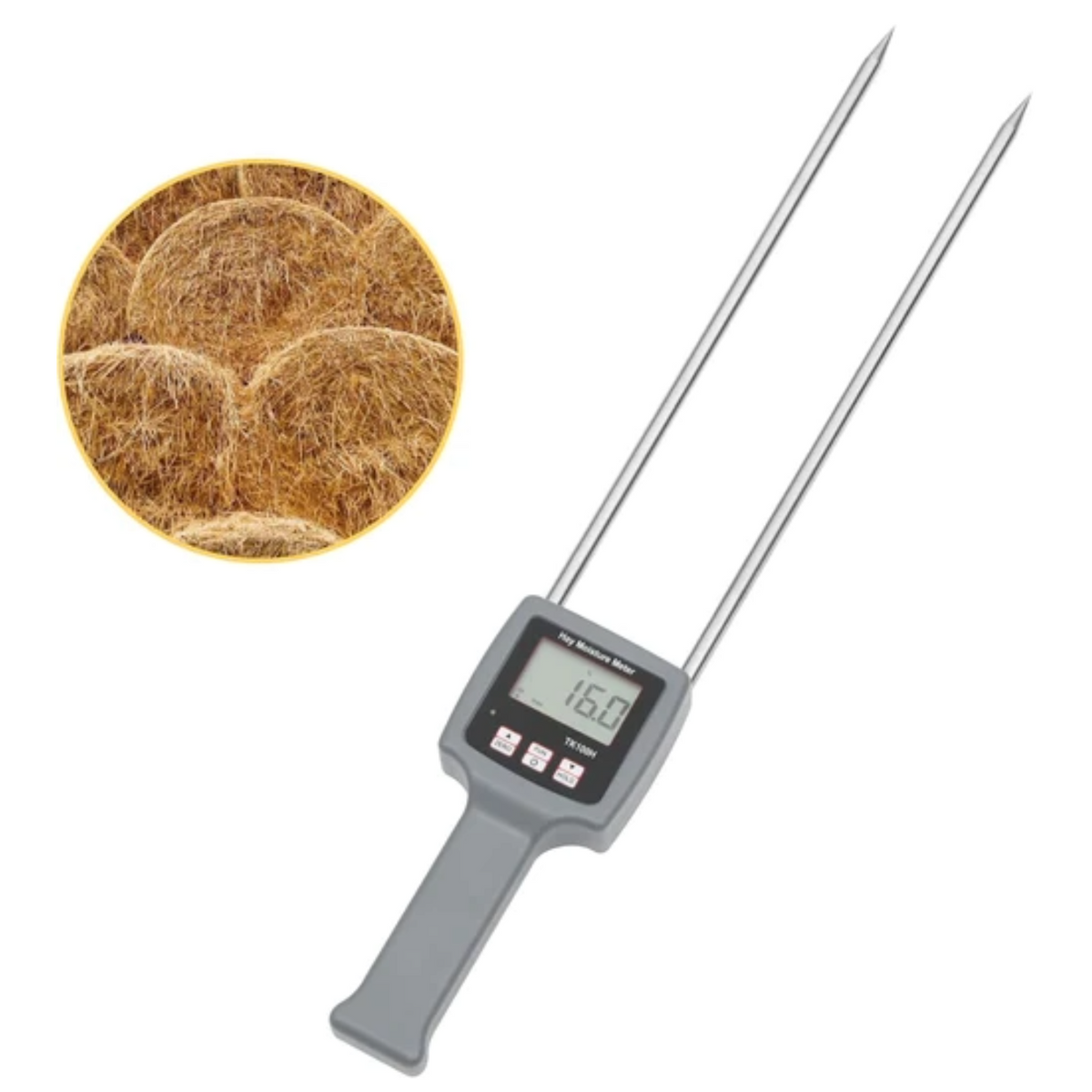 Hay Moisture Meter Tester Multfunctional Moisture Meter Digital Fibre ...