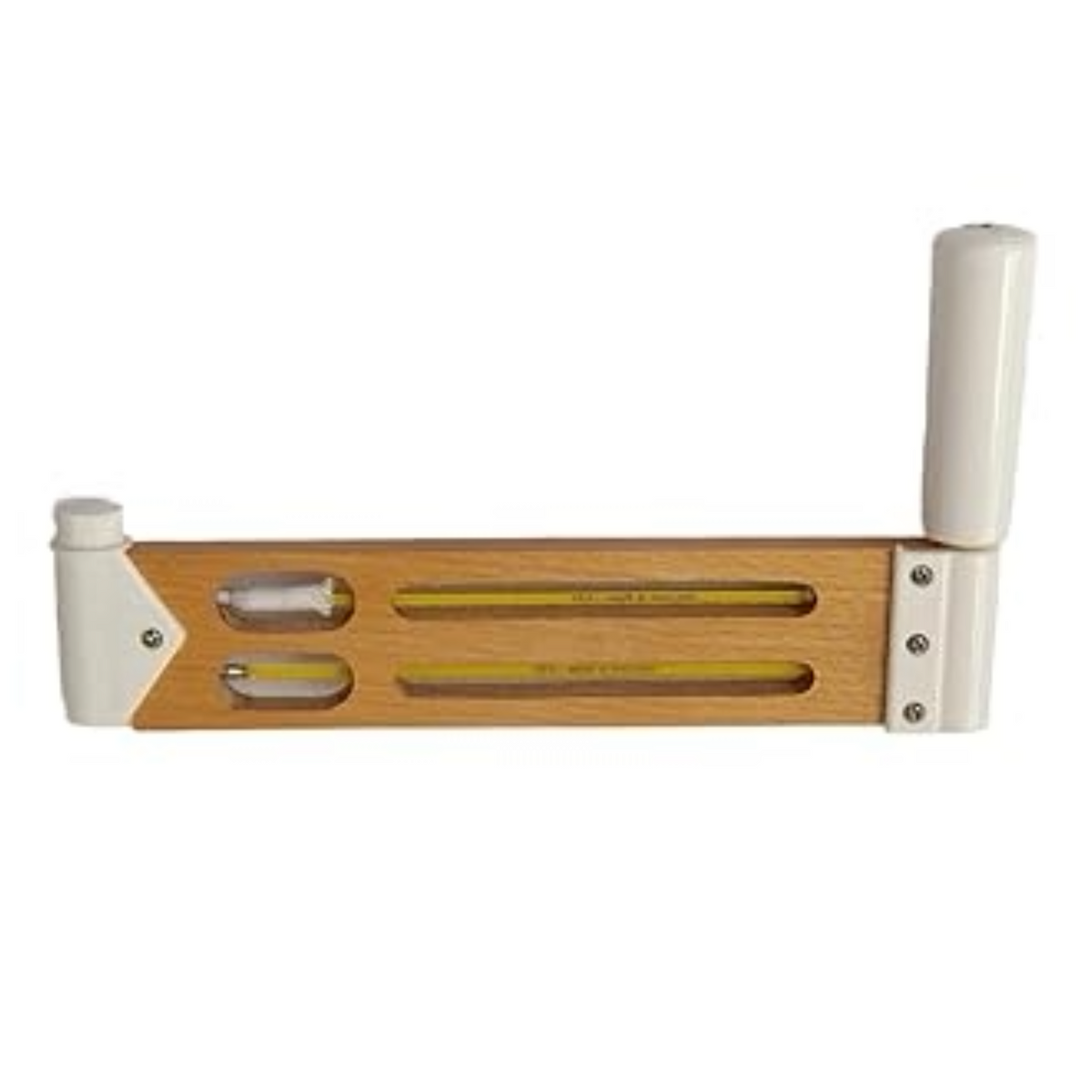 LABART Sling Psychrometer Whirling Hygrometer Thermometer Wood Body (T