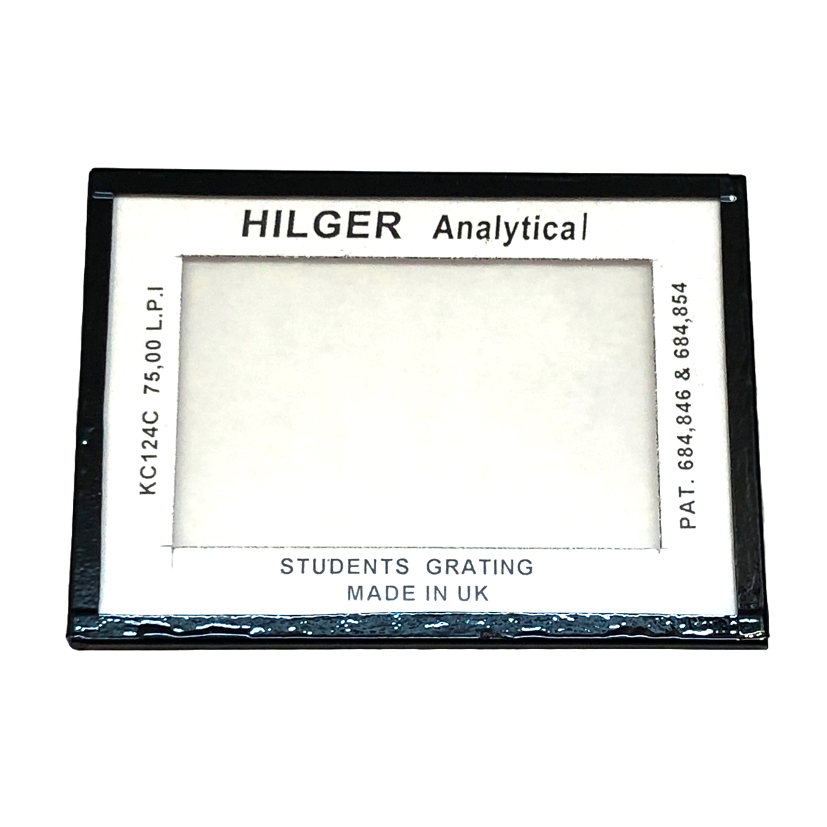 Student Grating Glass Or Diffraction Grating Glass 300 Lines 7500 LPI ...