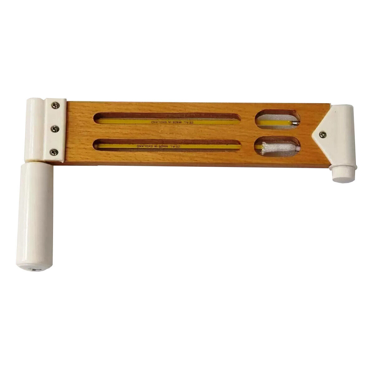 LABART Sling Psychrometer Whirling Hygrometer Thermometer Wood Body (T